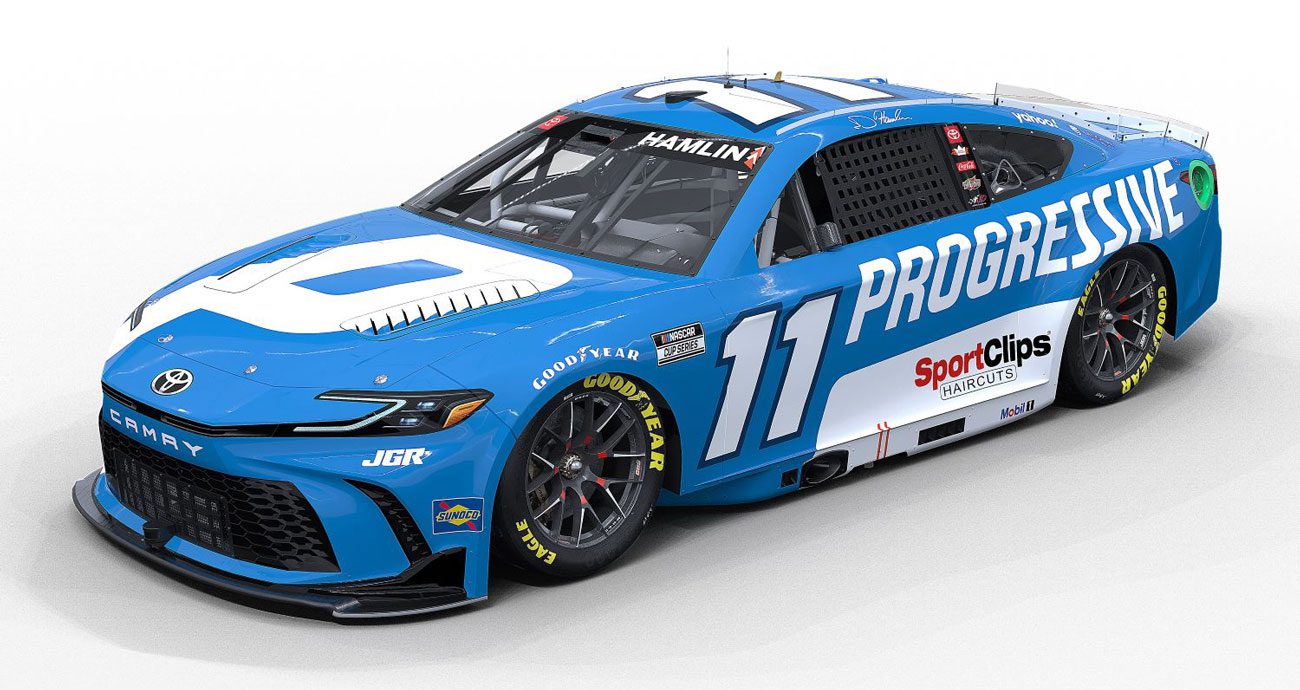 Progressive Insurance teams with Denny Hamlin, JGR | NASCAR