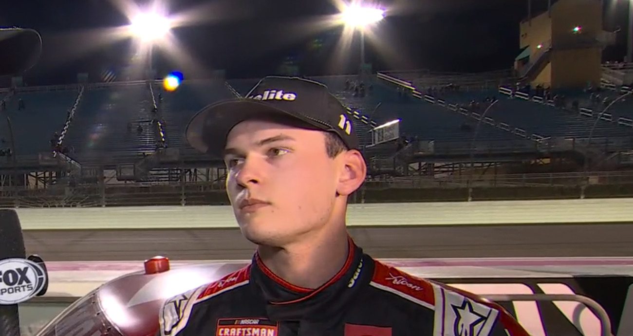 Corey Heim talks 'sting' after late issues plague dominant day - NASCAR