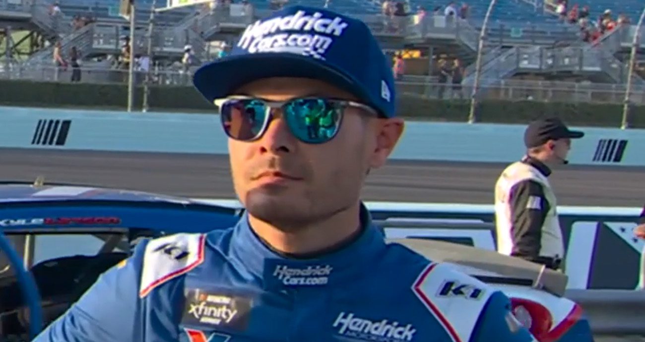 Larson calls finish a 'bummer' after overtime restart | NASCAR