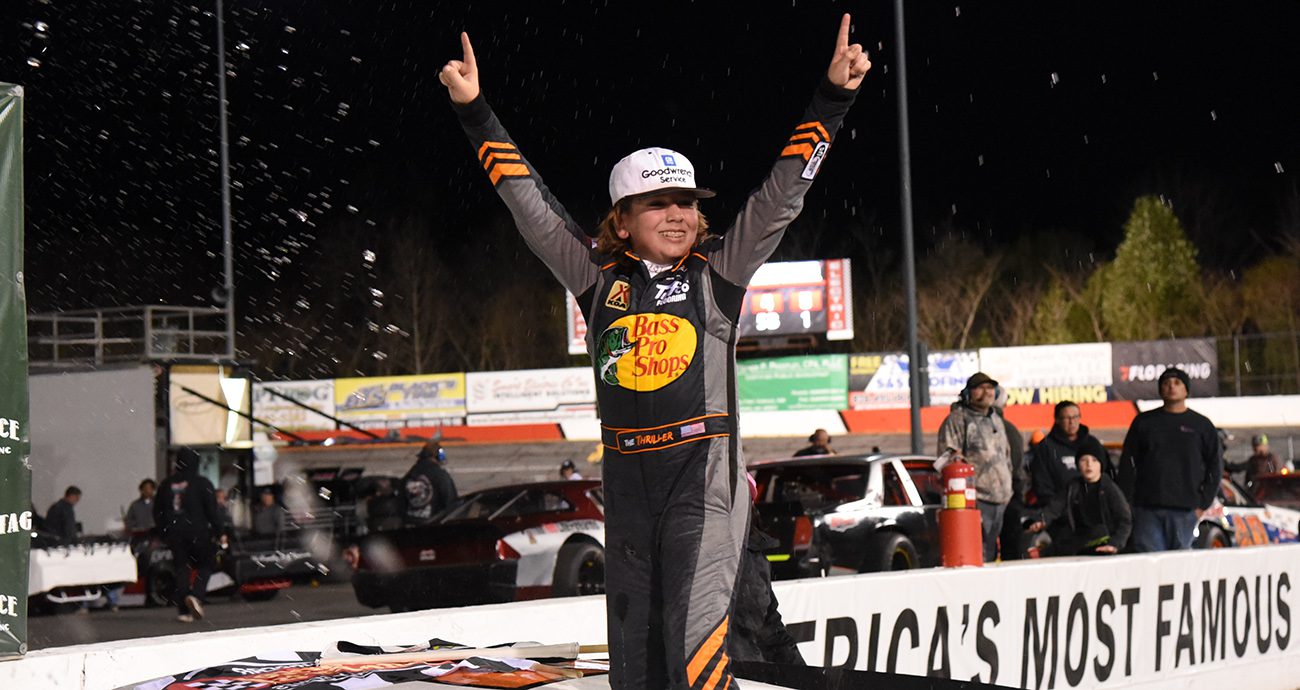 Wyatt Miller, grandson of Dale Earnhardt, wins first Limited Late Model ...