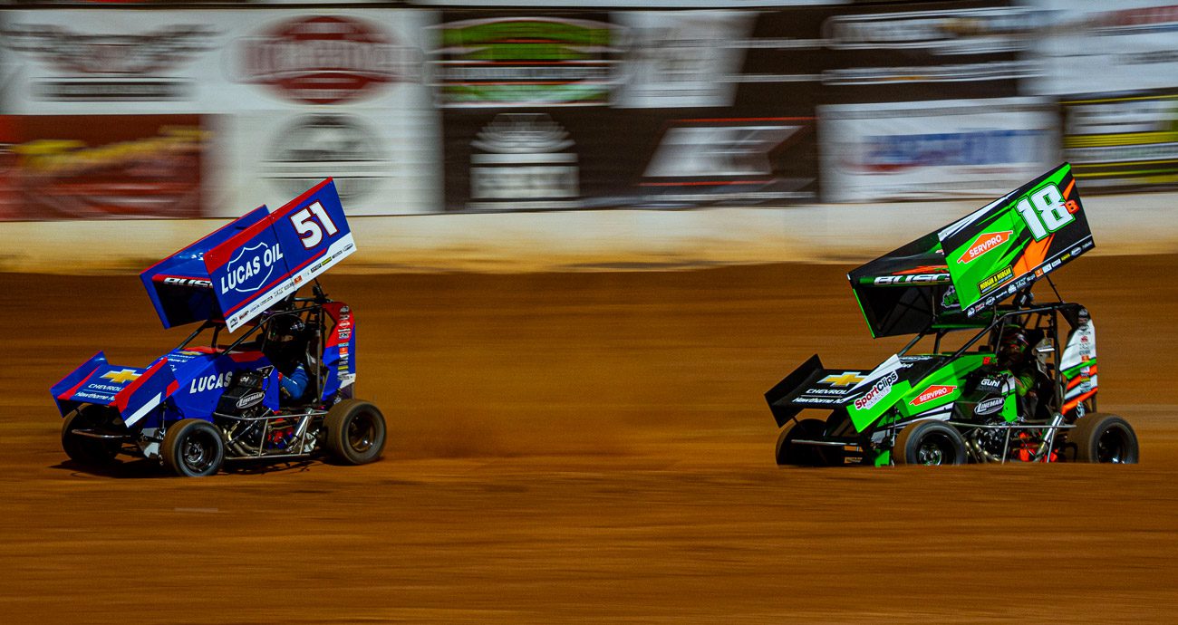 Kyle, Brexton Busch compete head-to-head for first time - NASCAR