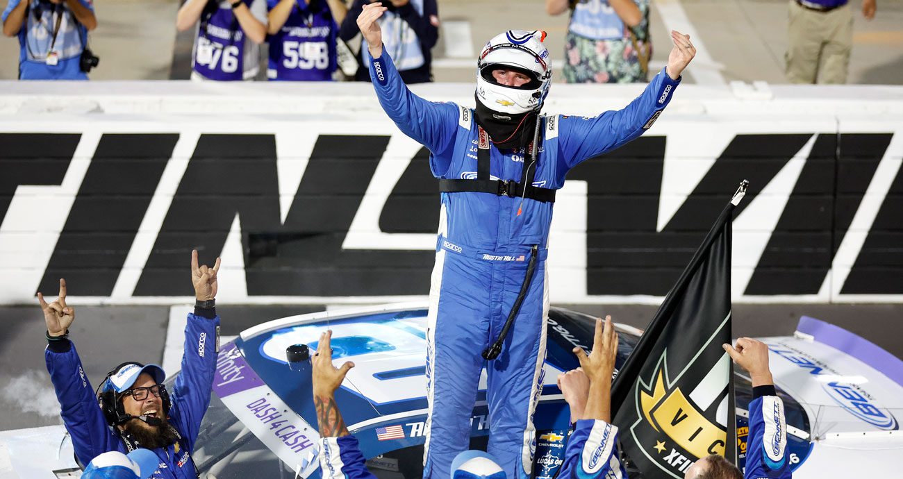 Hill survives overtime, wins Xfinity race at Martinsville | NASCAR