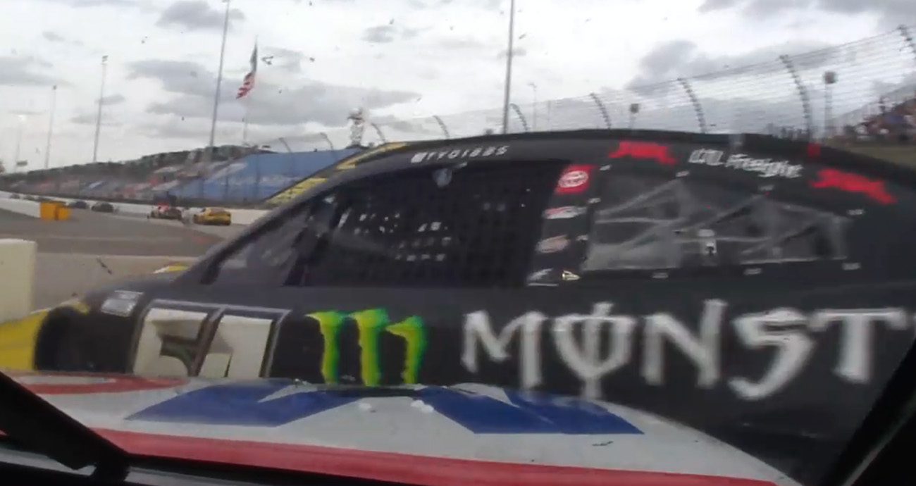 In-car camera: Tyler Reddick spins Ty Gibbs off of Turn 2 - Official ...