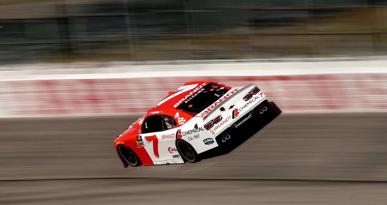 Allgaier continues string of top fives with third-place finish - NASCAR