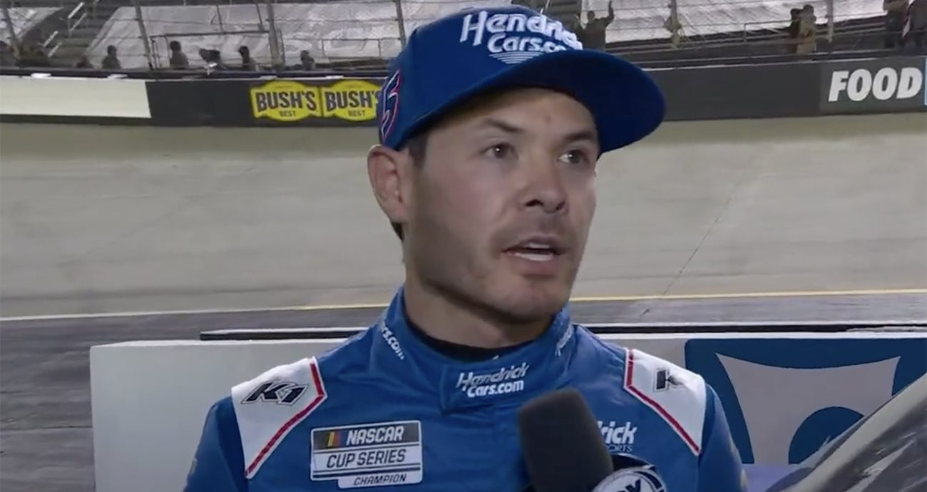 Larson explains what he needed to beat Chandler Smith | NASCAR