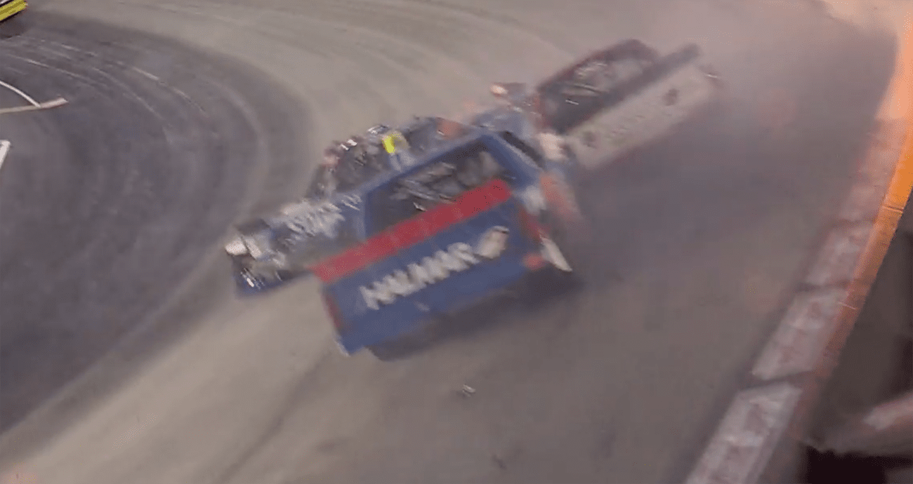 Ty Majeski Collides With Frankie Muniz In Stage 1 NASCAR ty-majeski-collides-with-frankie-muniz-in-stage-1-nascar