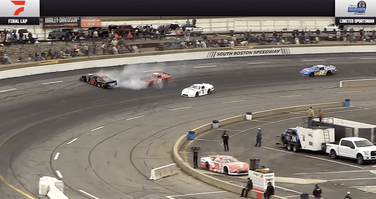 Final lap: Nathan Crews wins the Kenny Meadows Memorial at South Boston ...