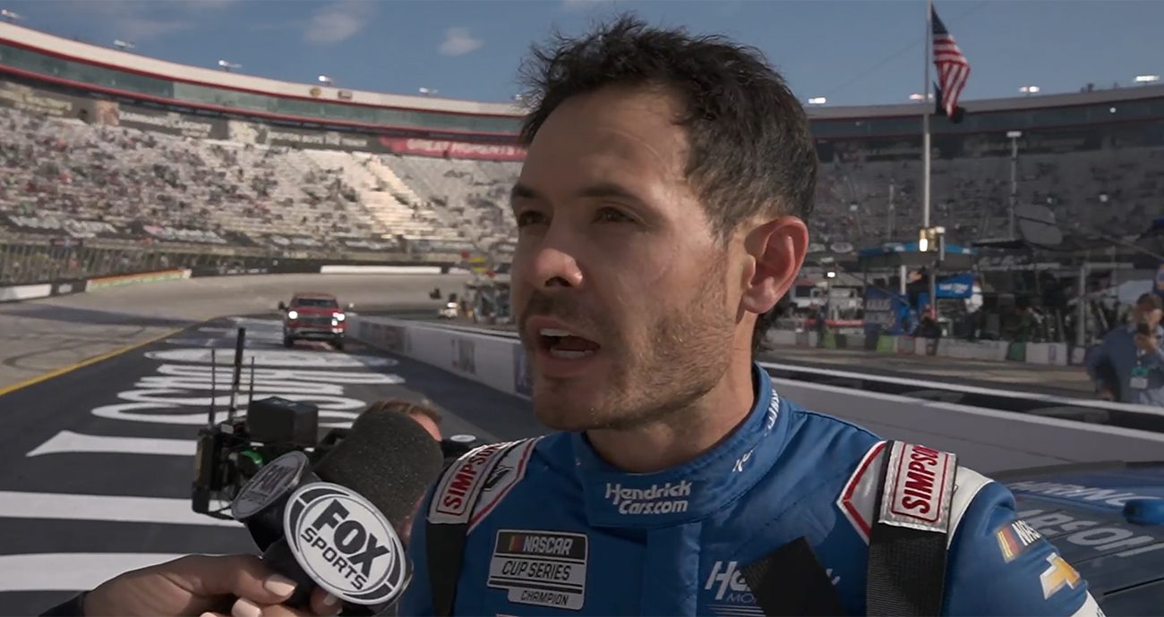 Larson on winning for Jon Edwards: 'He's celebrating in spirit' - NASCAR