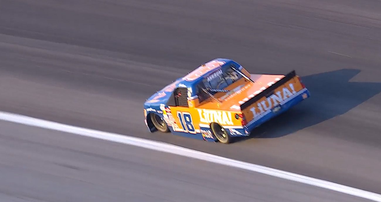 Tyler Ankrum snaps winless streak with fuel mileage win - NASCAR