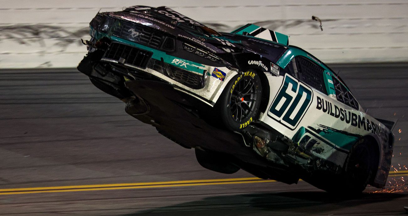 NASCAR developing new aero device to limit airborne crashes - NASCAR