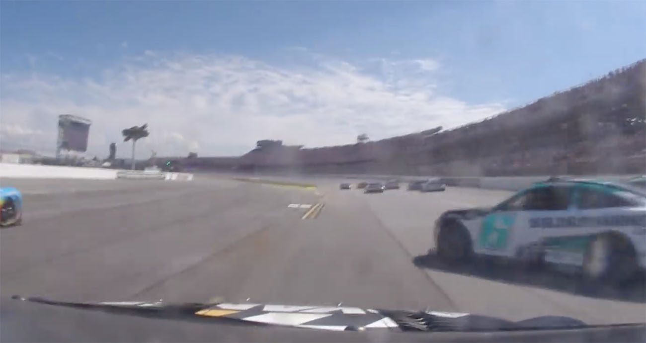 In-car camera: Blaney wrecks out early at Talladega - NASCAR