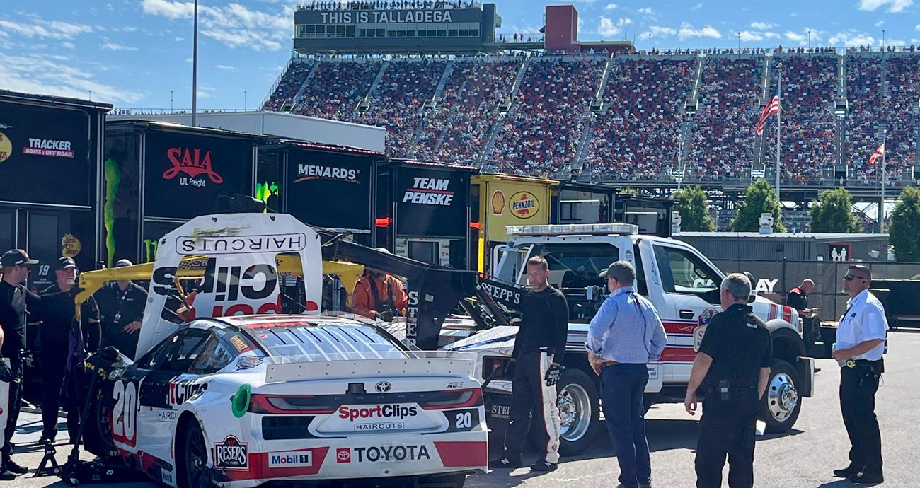 Part of Talladega wall will be modified before fall race - NASCAR