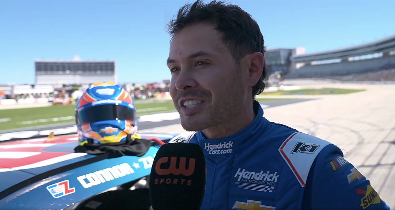 Larson recaps how he survived a wild overtime to win Texas - NASCAR