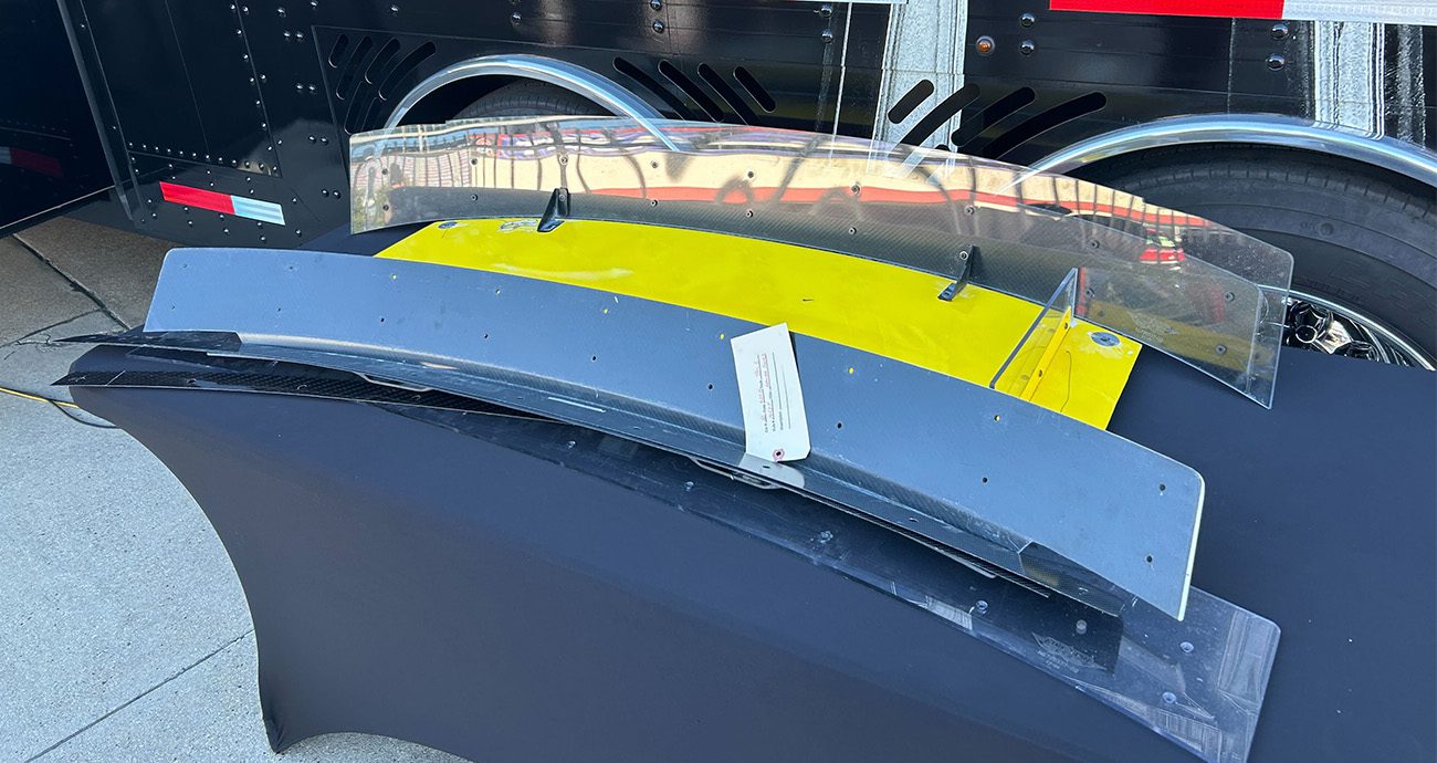Logano, Preece spoilers from Talladega on display - NASCAR