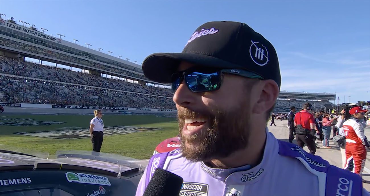 Chastain comments on his 'working-class day' to finish second - NASCAR