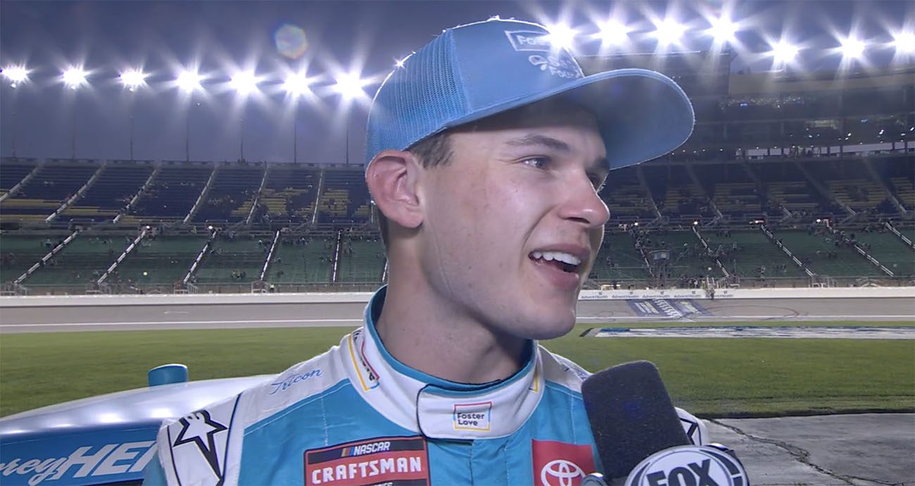 Corey Heim 'proud' to fight back to top-five finish - NASCAR