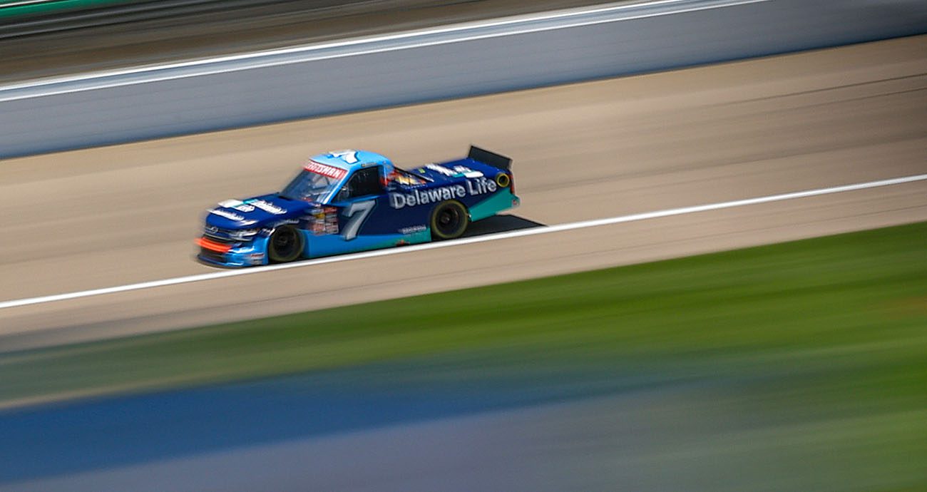 Carson Hocevar defends his way to Stage 2 victory - NASCAR