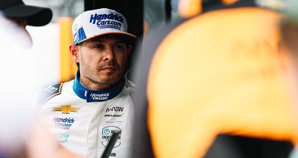 Kyle Larson settles in on Day 2 of Indy 500 practice | NASCAR