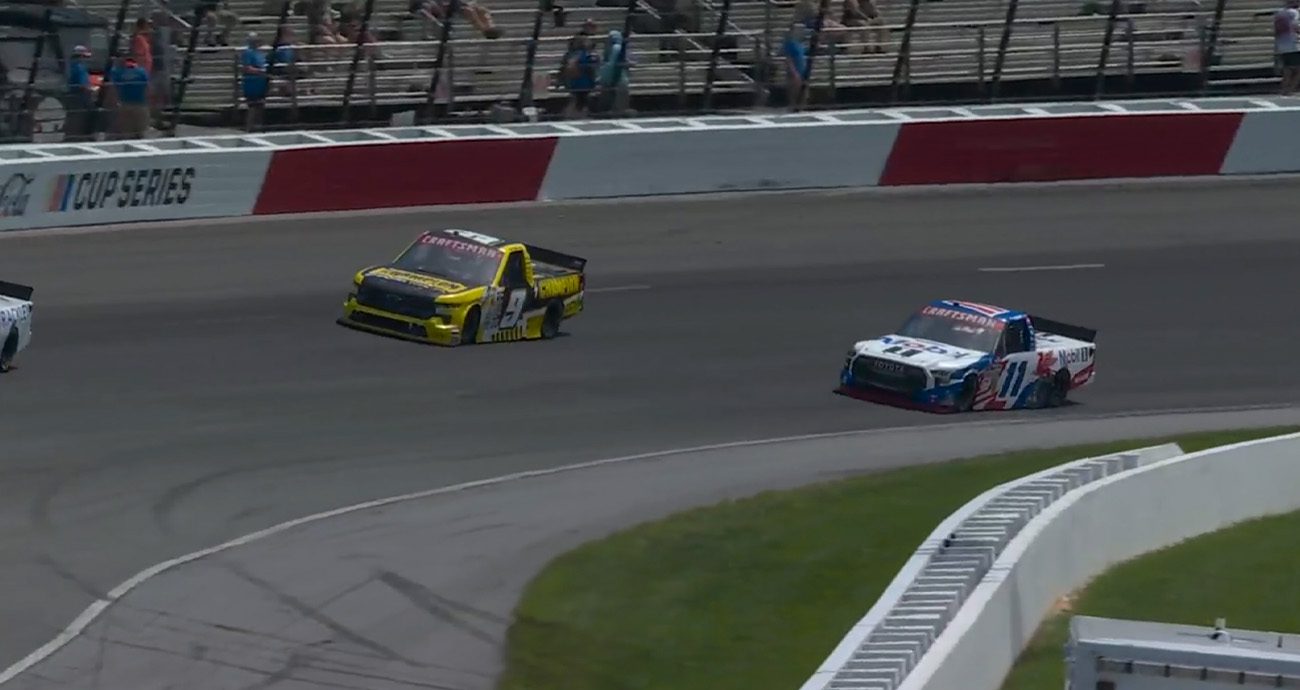 Enfinger keeps Heim at bay as caution flies to end Stage 2 - Official ...