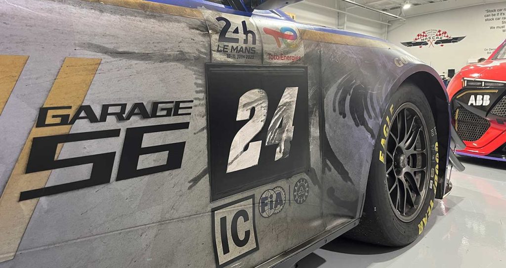 How the Garage 56 car's Le Mans scars were preserved | NASCAR
