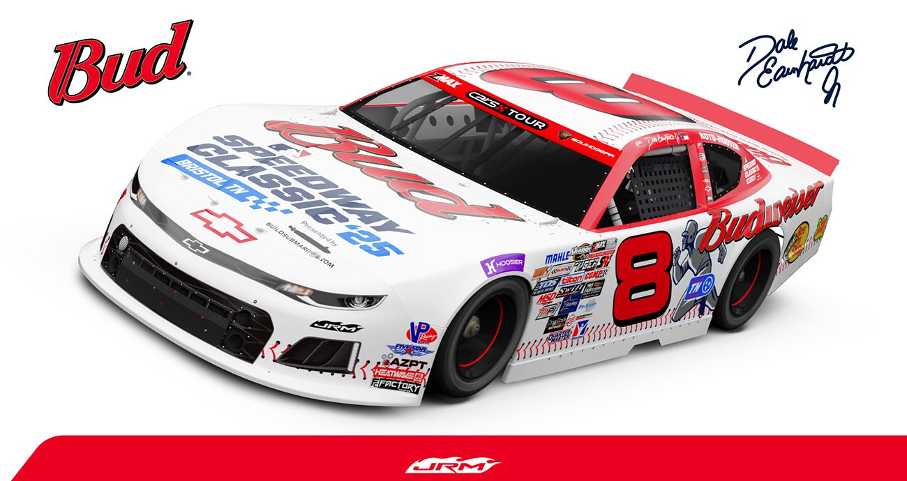 Dale Earnhardt Jr.'s white MLB All-Star Game paint scheme is back