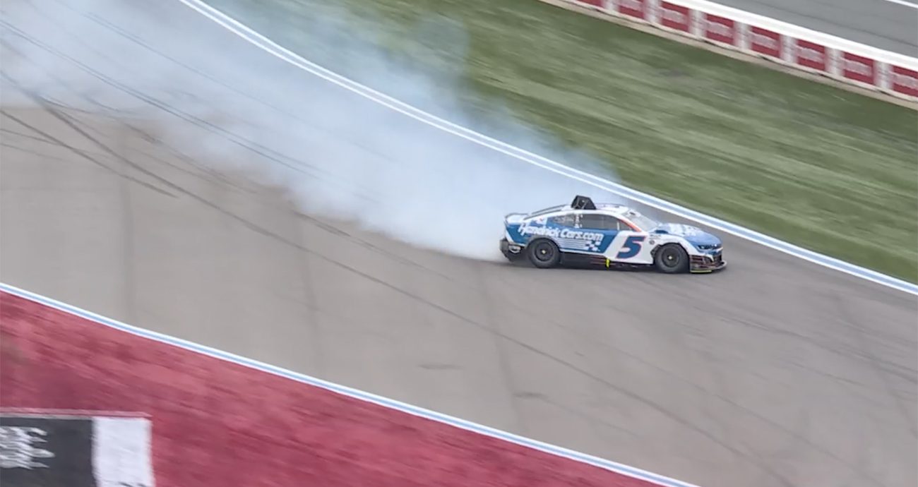 Larson spins while leading Coca-Cola 600 | NASCAR