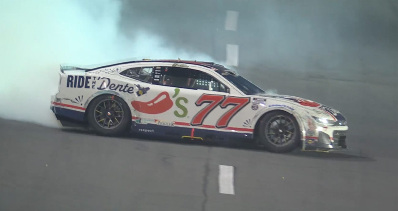 Carson Hocevar's engine expires during final stage restart - NASCAR