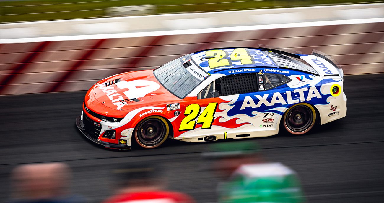 Halfway there: Byron wins Stage 2 of Coca-Cola 600 | NASCAR