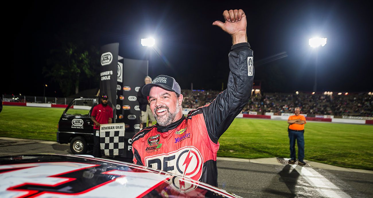 Burt Myers scores historic 100th Modified win at Bowman Gray - Official ...
