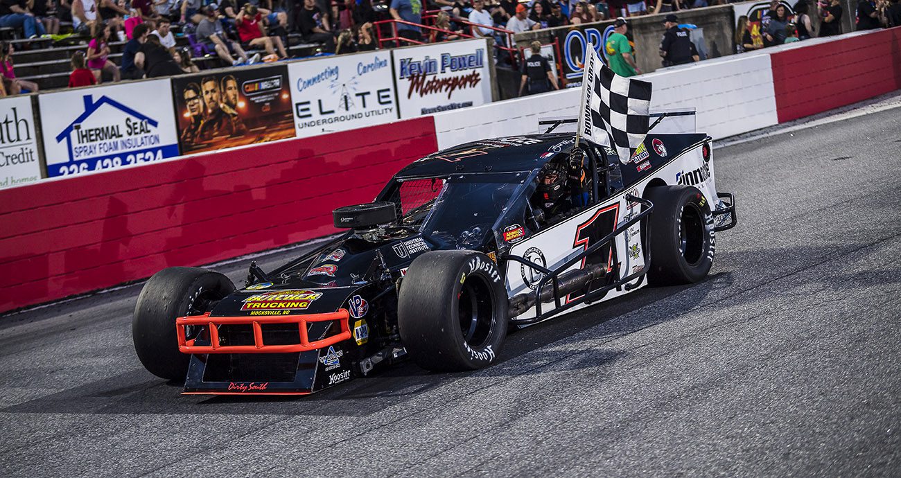 Burt Myers equals Tim Brown with 101st career Modified win at Bowman ...