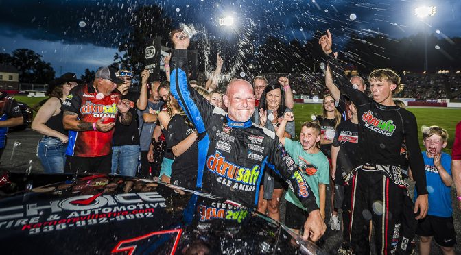 Burt Myers equals Tim Brown with 101st career Modified win at Bowman ...