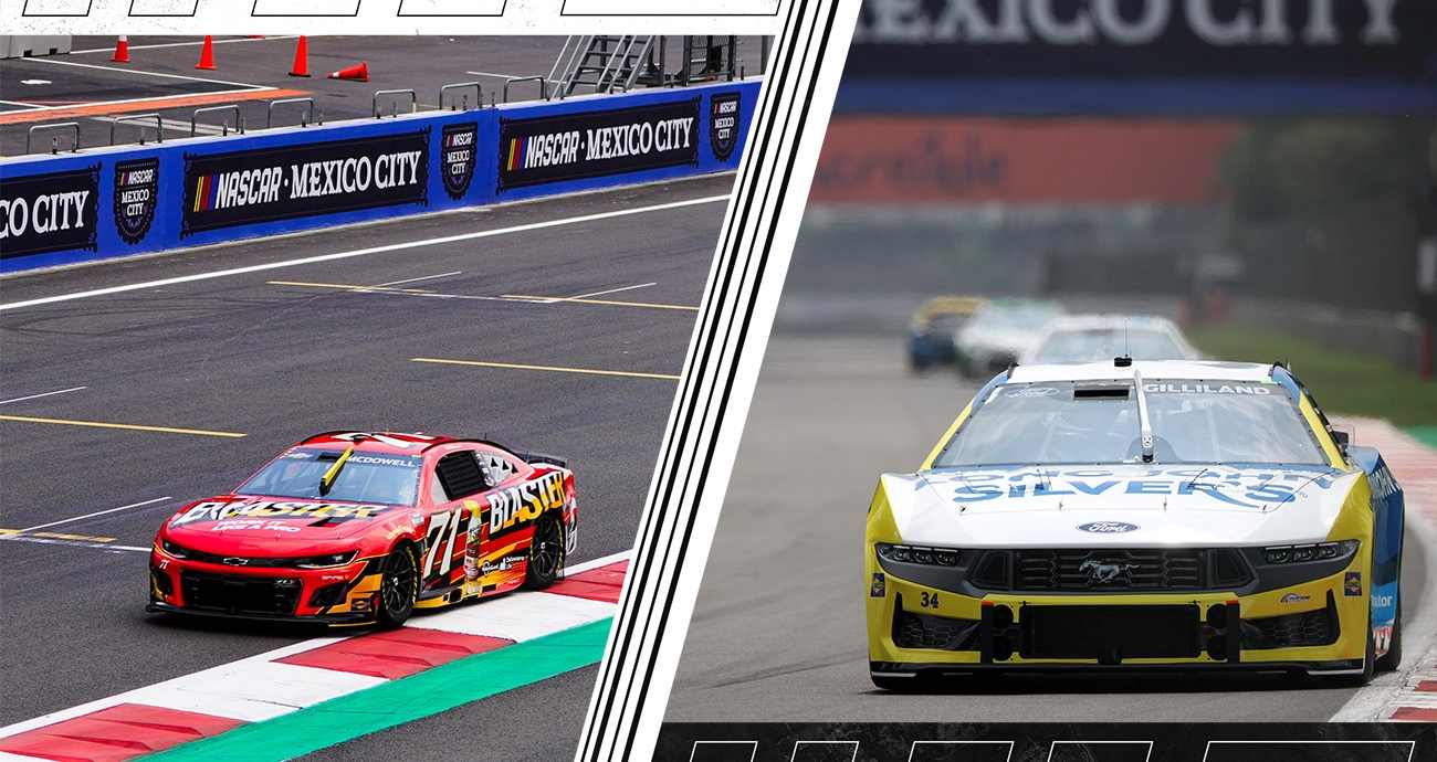 McDowell, Gilliland top practice sessions in Mexico City | NASCAR