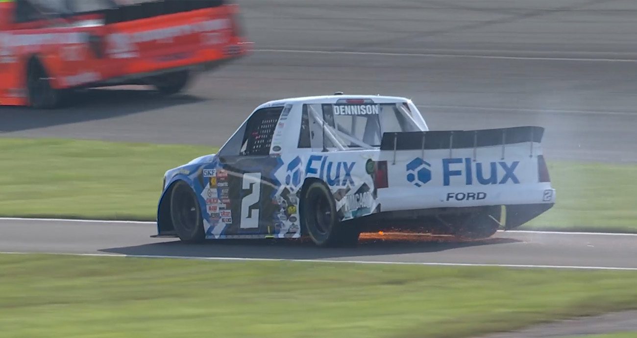 Riggs claims Stage 1 as Dennison snags outside wall - NASCAR