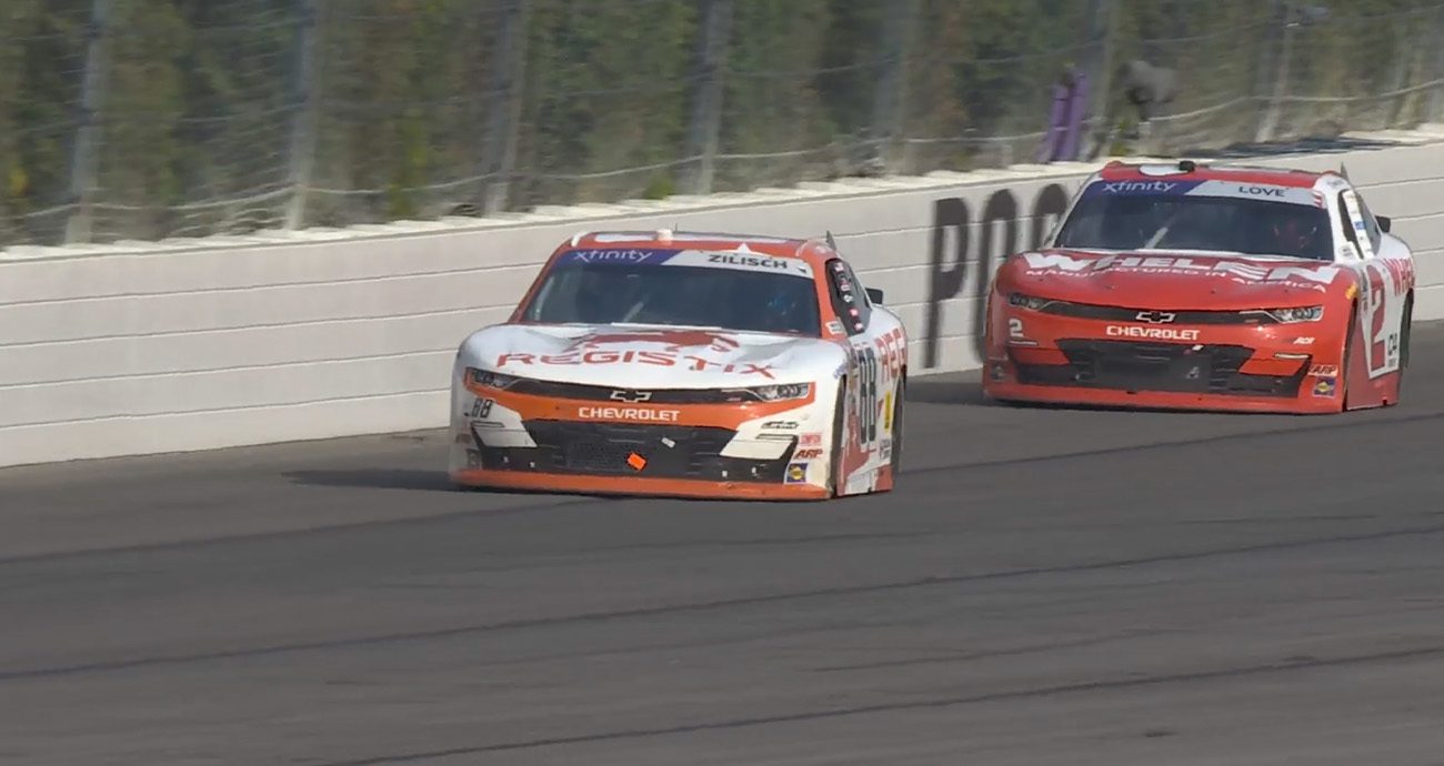 Connor Zilisch holds off Jesse Love to win at Pocono - NASCAR
