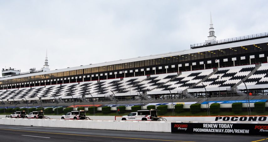 Inclement weather at Pocono delays start of Cup race | NASCAR