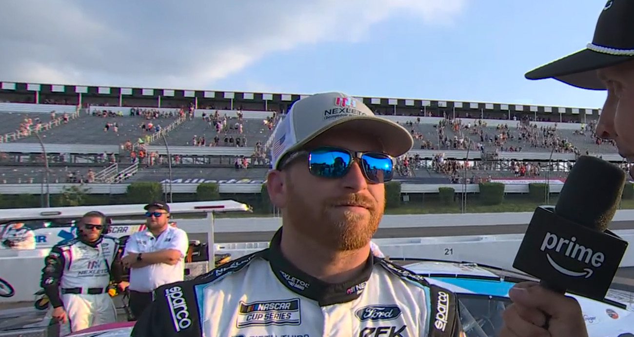 Buescher recaps his solid fourth-place finish at Pocono - NASCAR