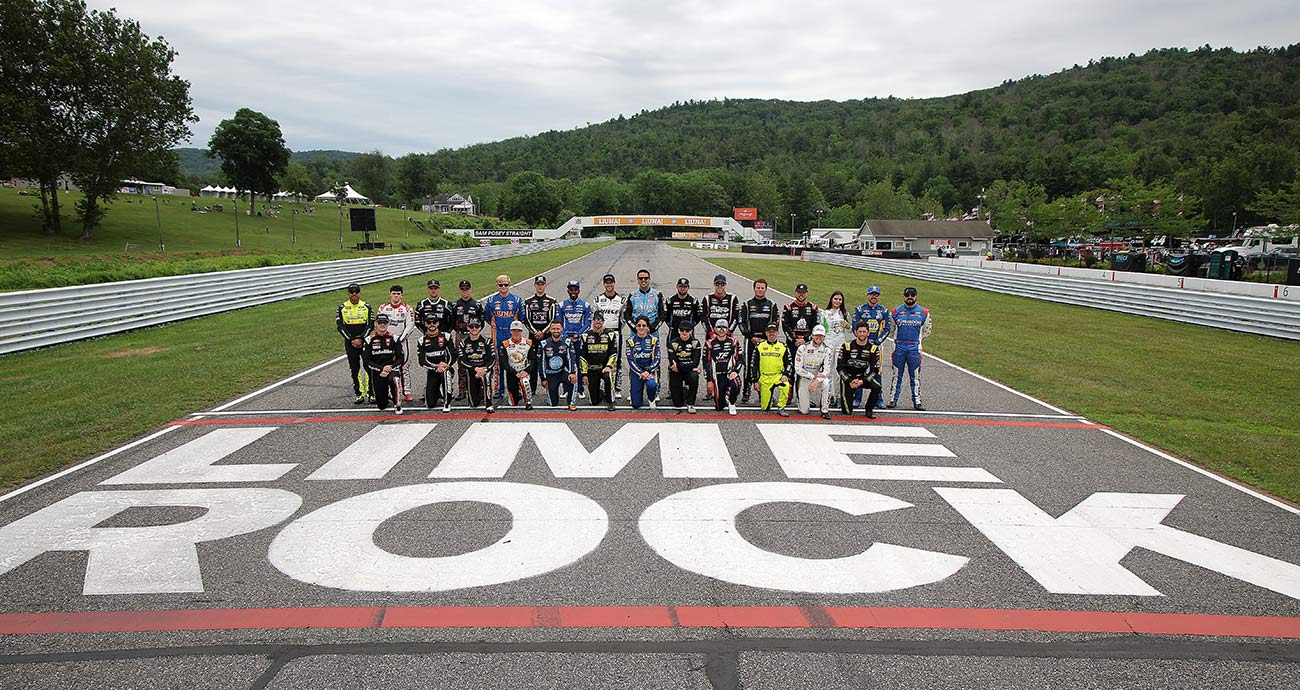 Scenic setting for Truck Series tilt at Lime Rock Park - NASCAR