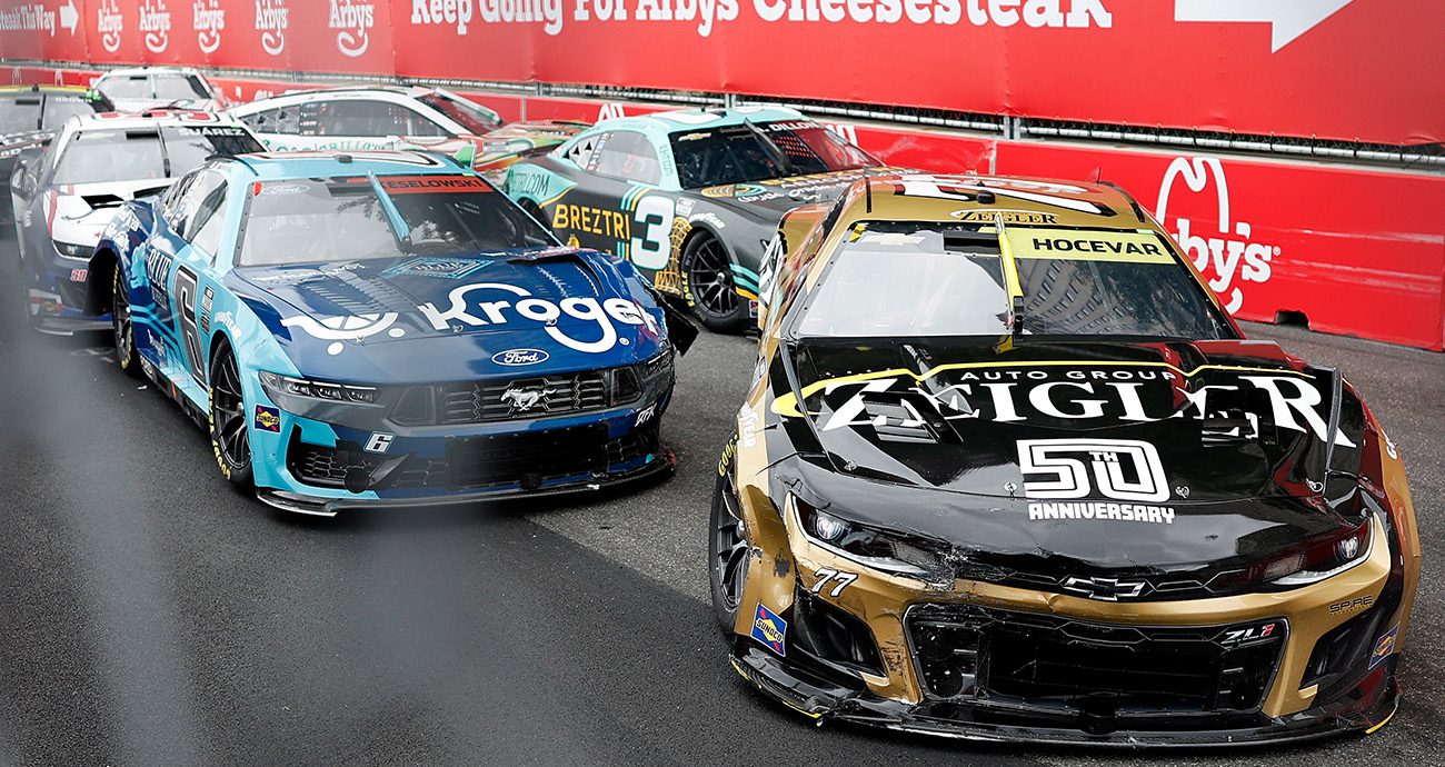 Letarte on Lap 3 pile-up: 'Hocevar wrecked himself' - NASCAR