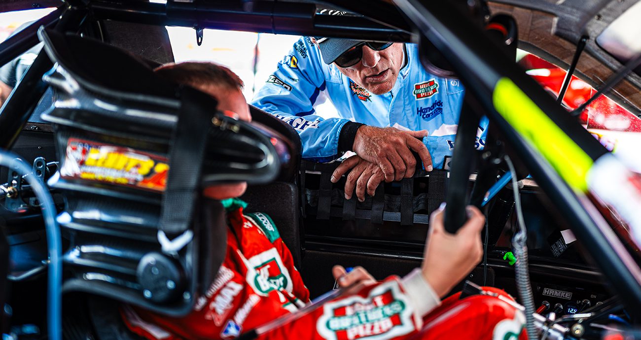 Kevin and Keelan Harvick race at Evergreen Speedway in Washington ...