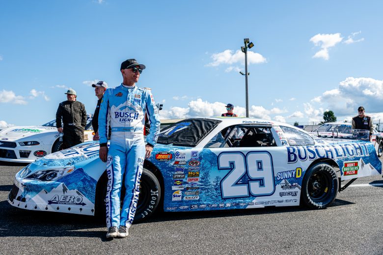 Kevin and Keelan Harvick race at Evergreen Speedway in Washington ...
