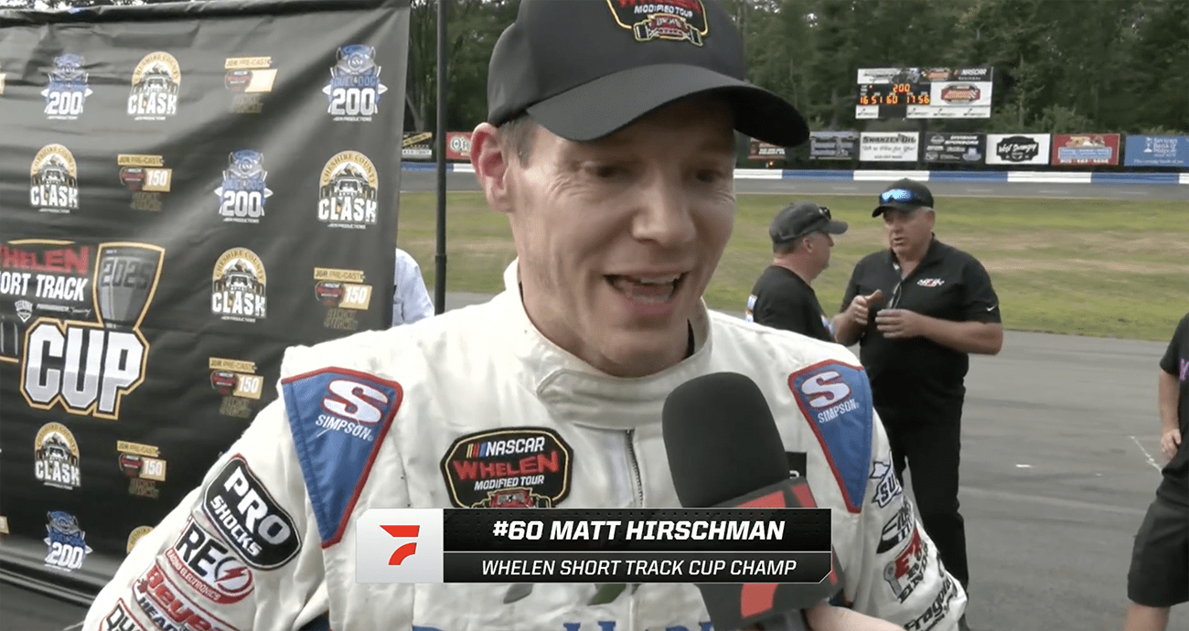 Matt Hirschman claims his second Whelen Short Track Cup at Monadnock ...