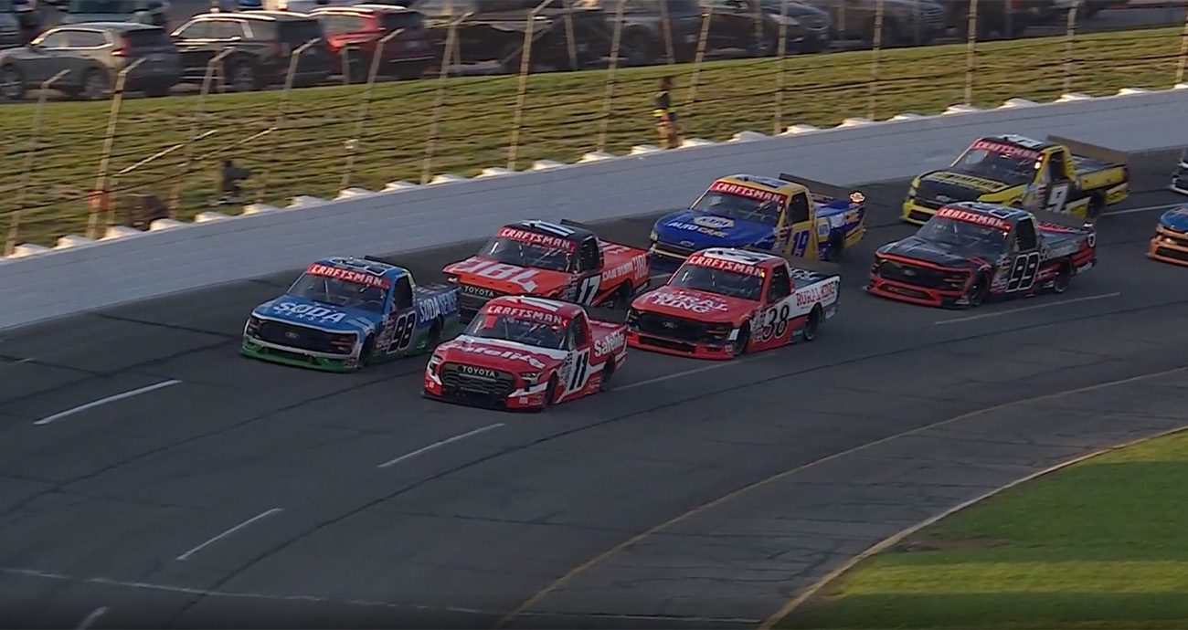 Green flag is out at Indianapolis Raceway Park - NASCAR