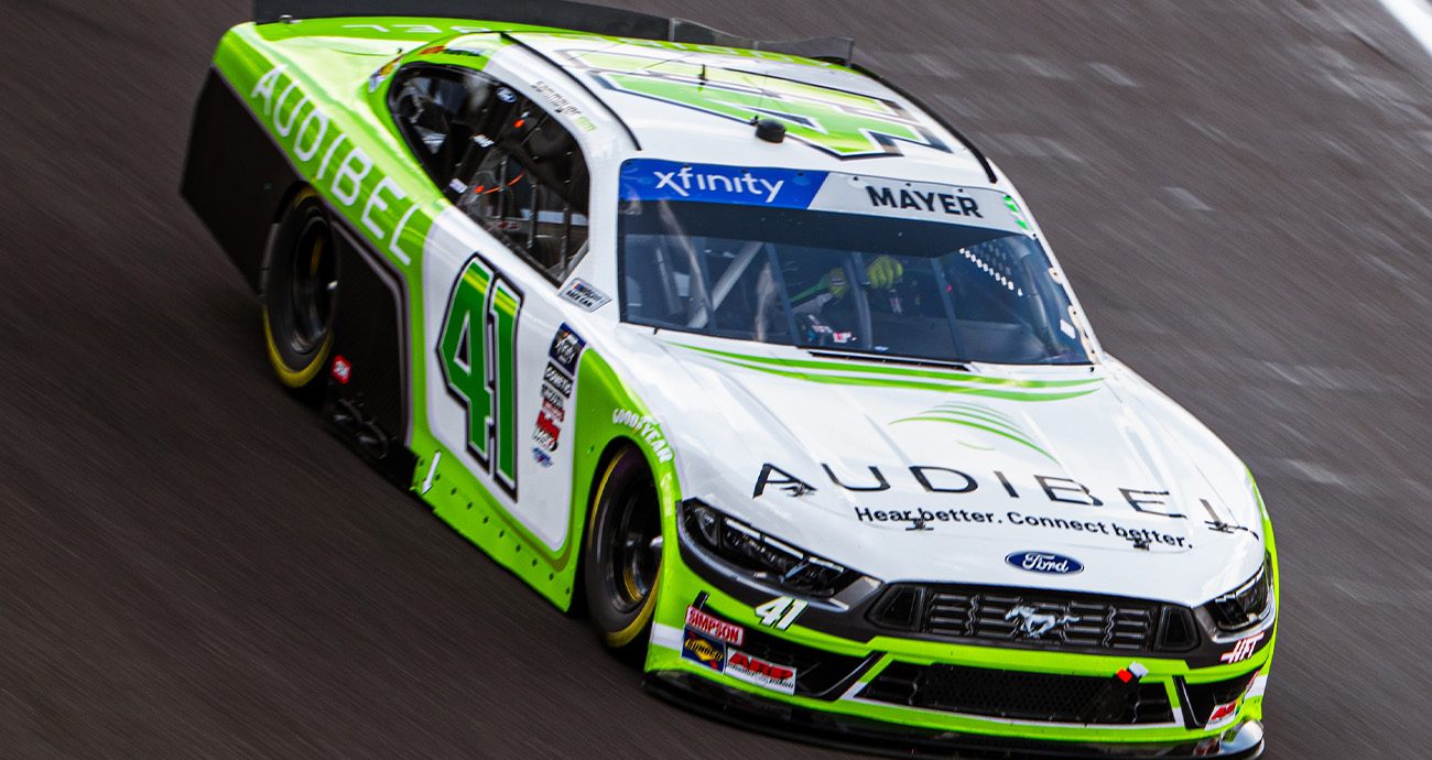 Mayer fends off Allgaier, Almirola for Stage 1 victory | NASCAR