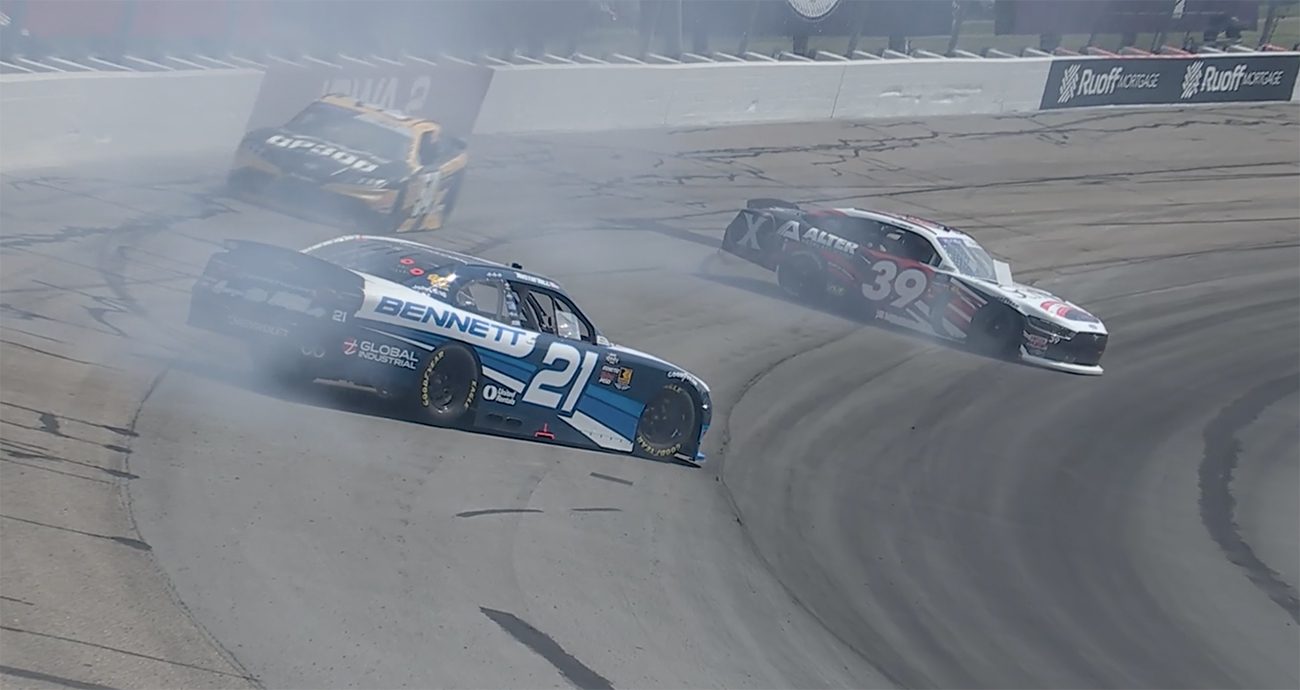 Austin Dillon, Ryan Sieg go around in opening moments at Iowa | NASCAR