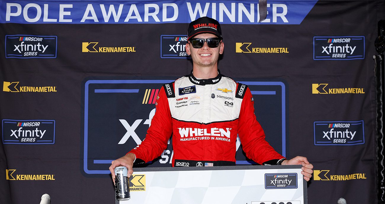 Love wins Iowa pole: 'All the speed in the world, baby!' | NASCAR