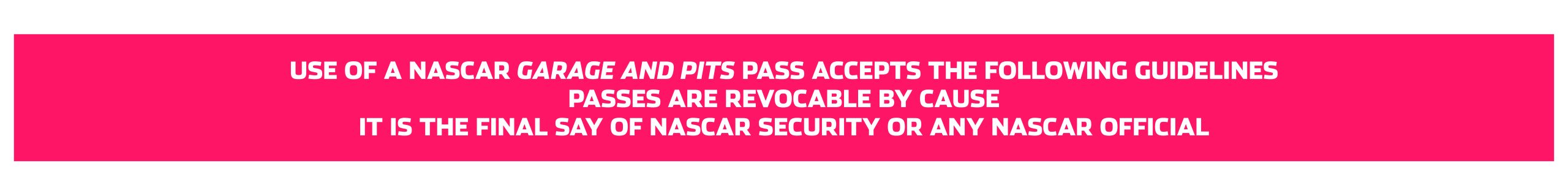 SEC - WWTR - XFINITY - Official Site Of NASCAR