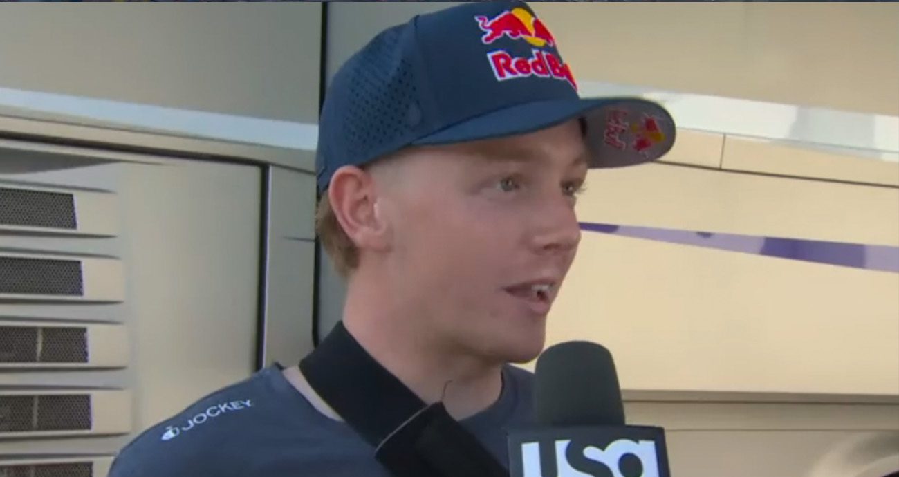 Connor Zilisch gives update after fall in Victory Lane | NASCAR