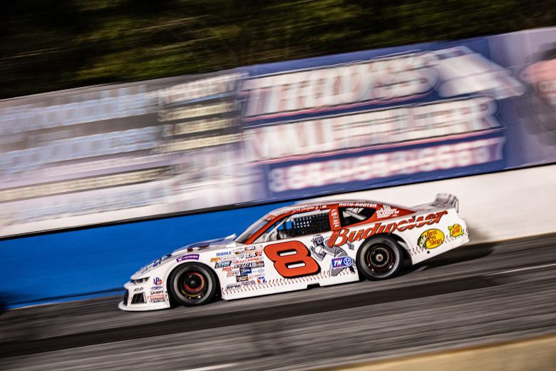 Dale Earnhardt Jr. brings back the baseball car for a Late Model Stock ...