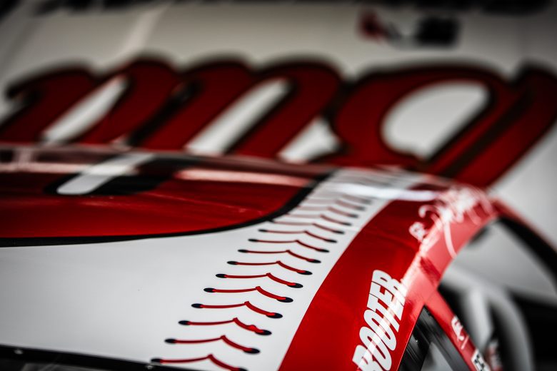 Dale Earnhardt Jr. brings back the baseball car for a Late Model Stock ...