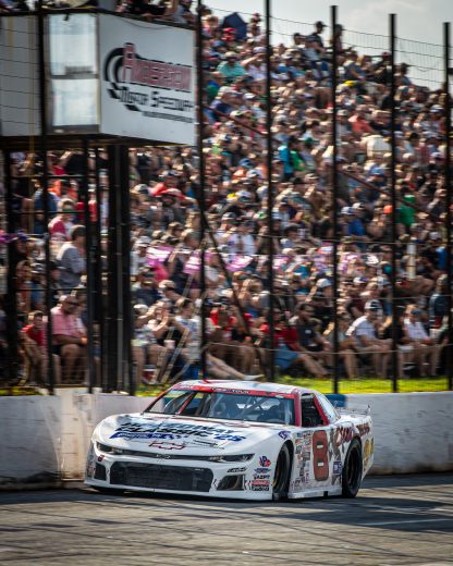 Dale Earnhardt Jr. brings back the baseball car for a Late Model Stock ...